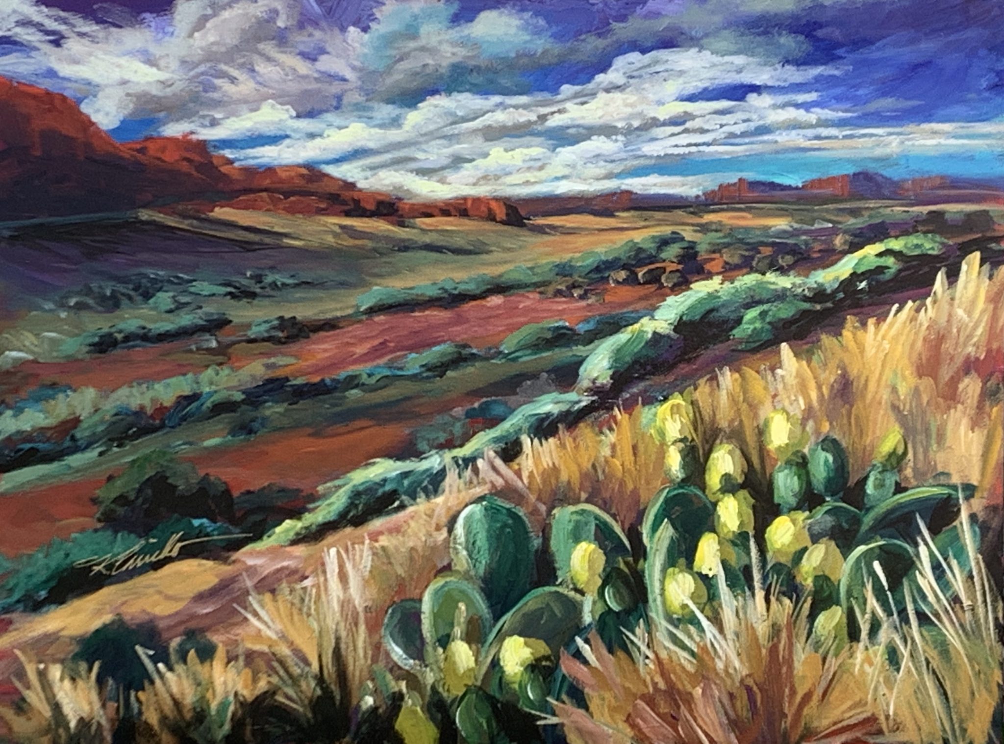 Cactus Blooms - Kathleen Carrillo
